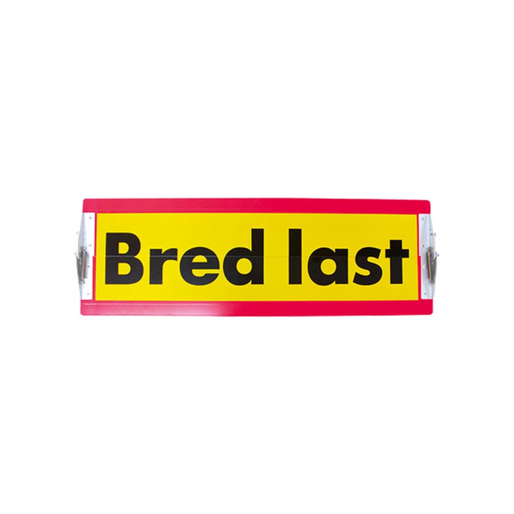 Vikbar Varningsskylt