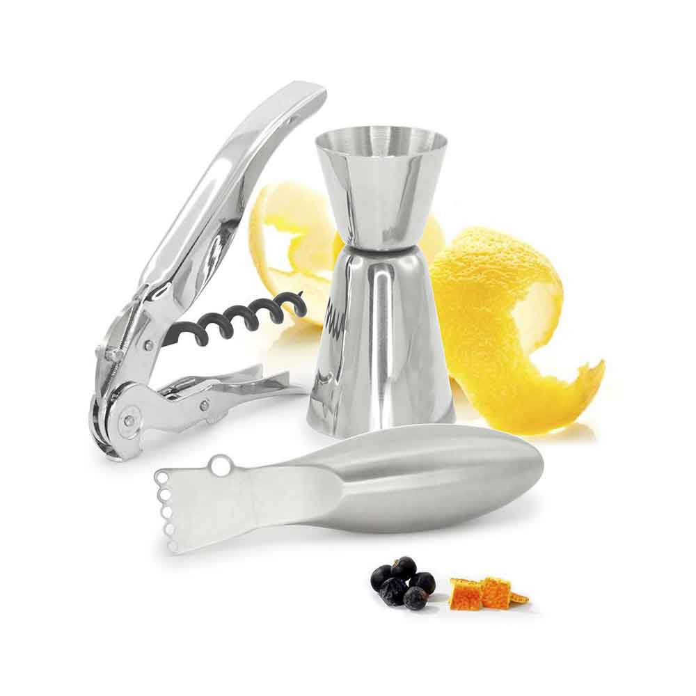 Basic Cocktail Set - Three pieces - Pulltex | Wineandbarrels