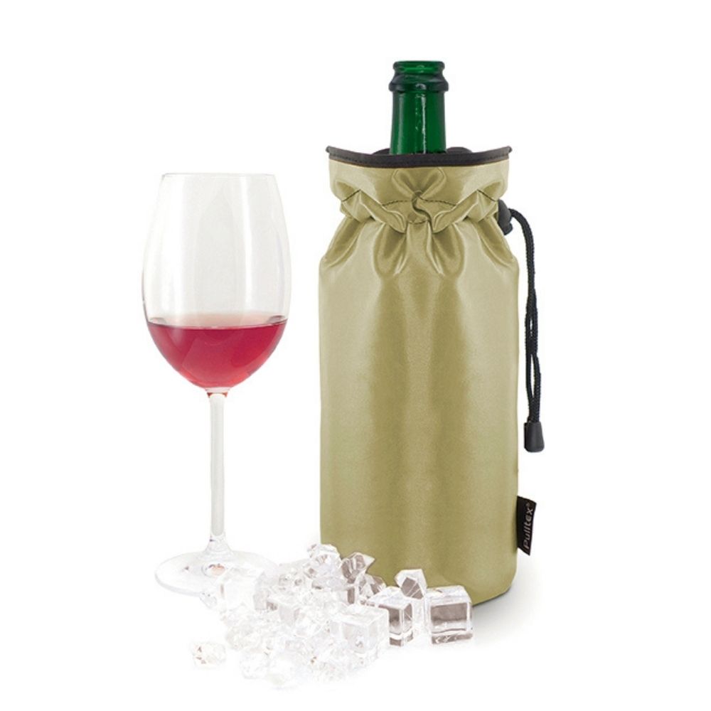 Pulltex - Single bottle champagne cooler bag - Silver | Wineandbarrels