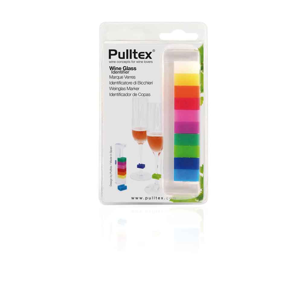 Pulltex - Blister - Glass identifiers - Silicone | Wineandbarrels