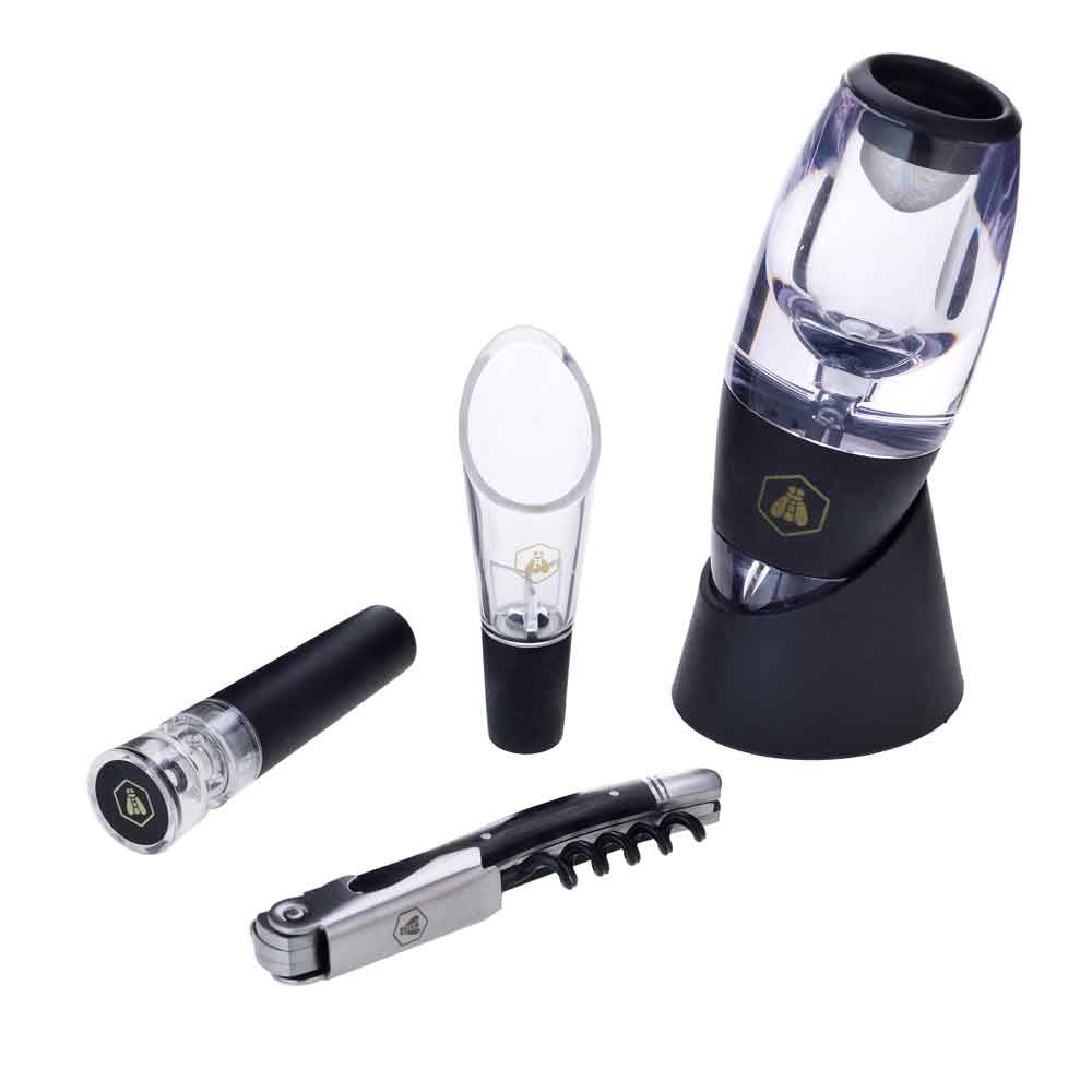 Laguiole - Wine aerator - Gift set - 4 pcs. | Wineandbarrels