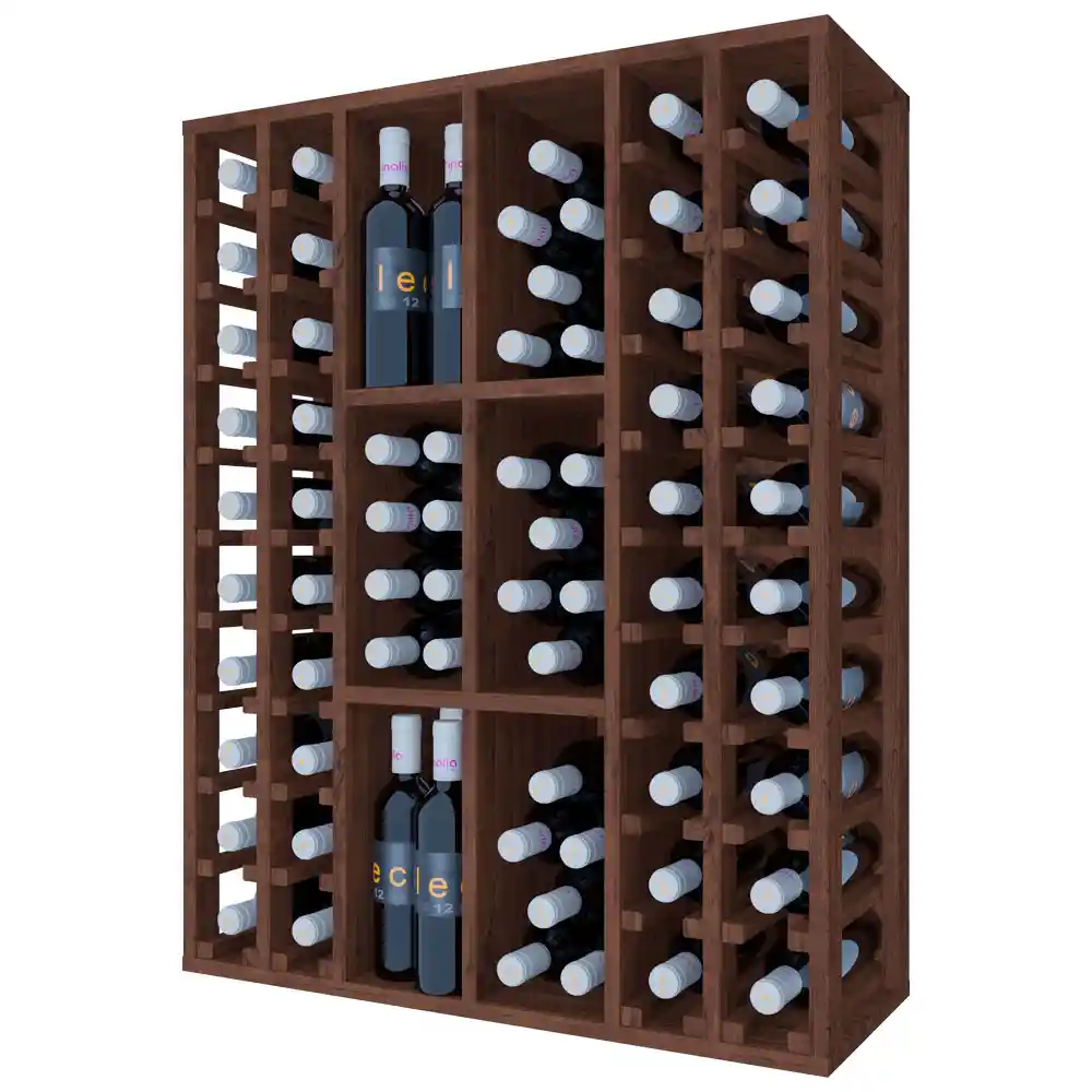 ALVARO - 88 bottles - Black-stained pine | Wineandbarrels