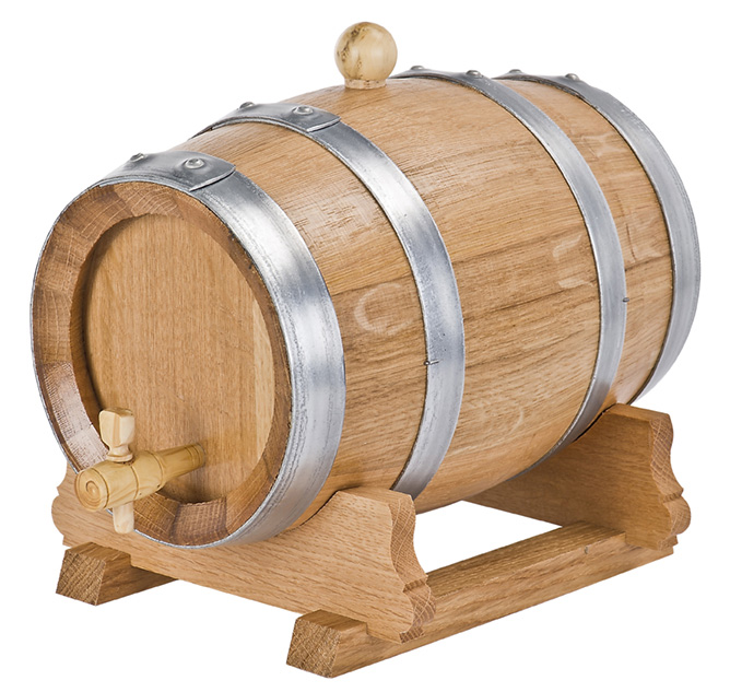 2 liter French oak wine barrel | Wineandbarrels