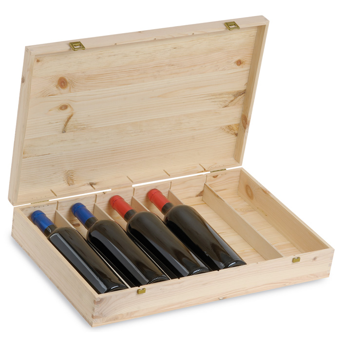 Exclusive wooden box for 6 bottles of wine | Wineandbarrels