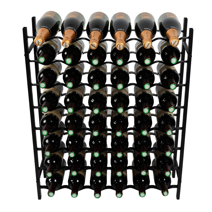 Fina - 48 flasker - Sort metal | Wineandbarrels