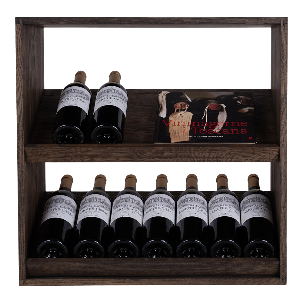 ANDINO DISPLAY - 14 bottles - Smoked oak | Wineandbarrels