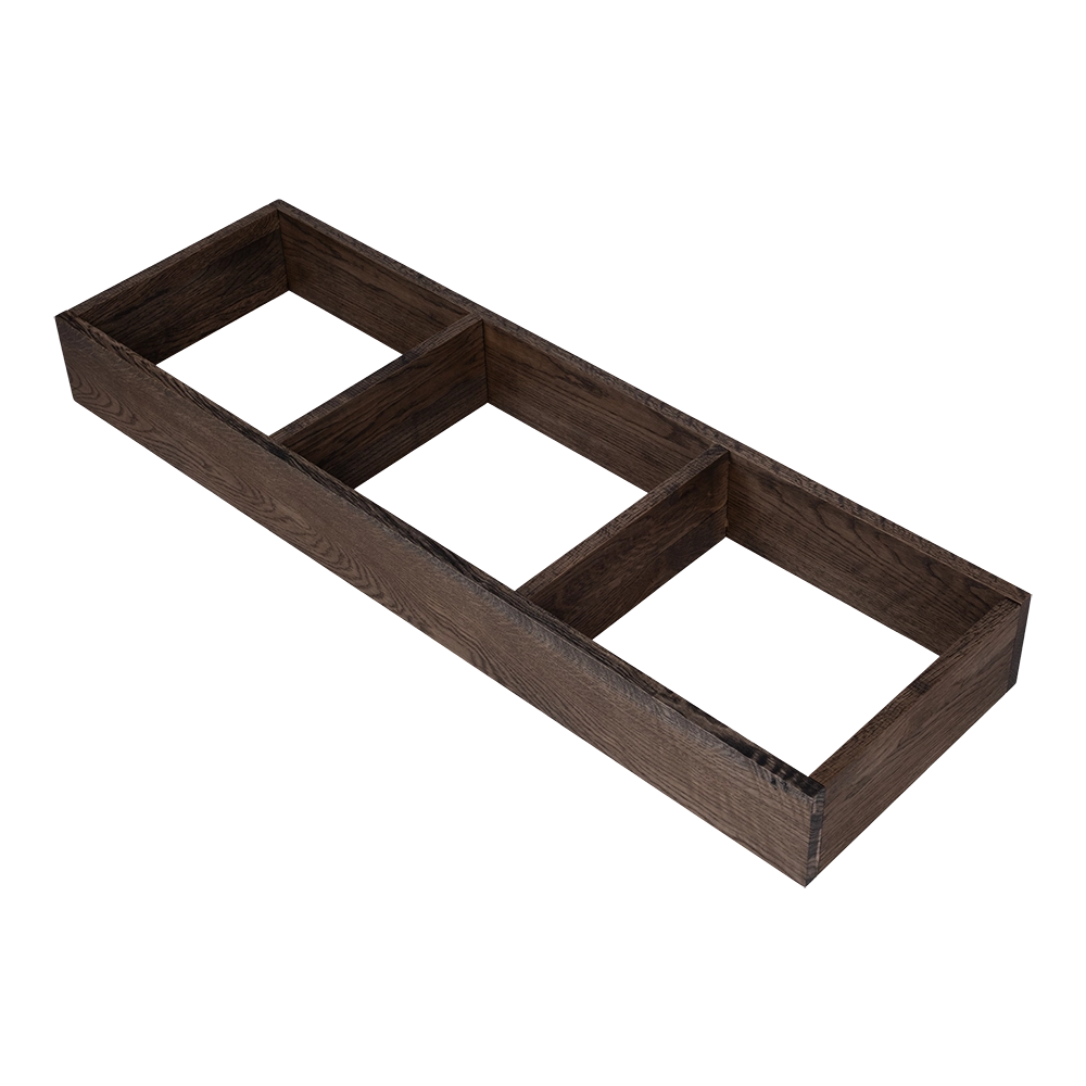 Plint 90 cm - Gerookt eiken | Wineandbarrels