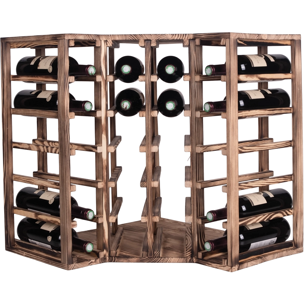 Caverack - Hoek - 24 flessen - Gebrand grenen | Wineandbarrels
